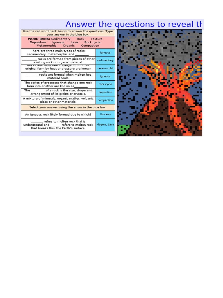 Eric Soberon - Rock Types - Pixel Art-1 | PDF | Rock (Geology ...