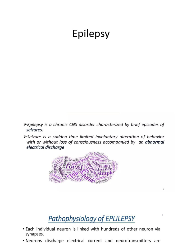 Pathophysiology of Epilepsy | PDF