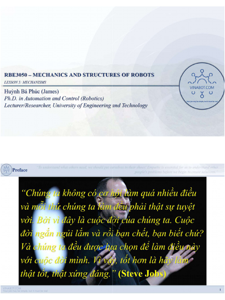 RBE3050 - Lesson-5S | PDF