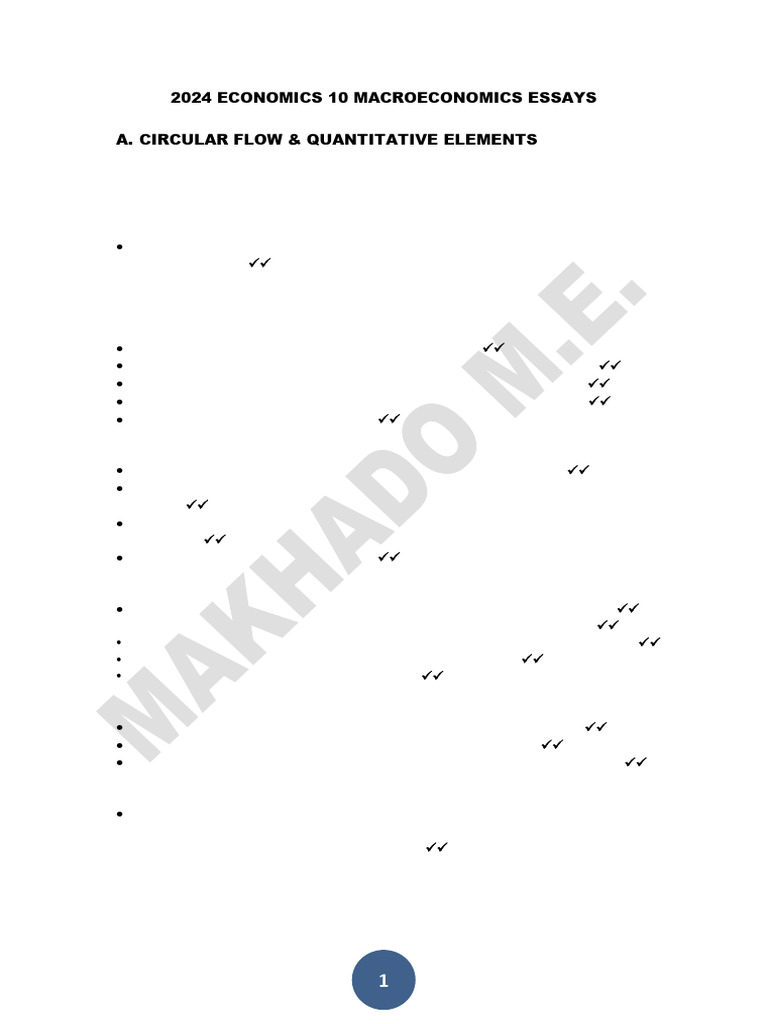 Circular Flow in Open Economy: Grade 10 | PDF | Market (Economics ...