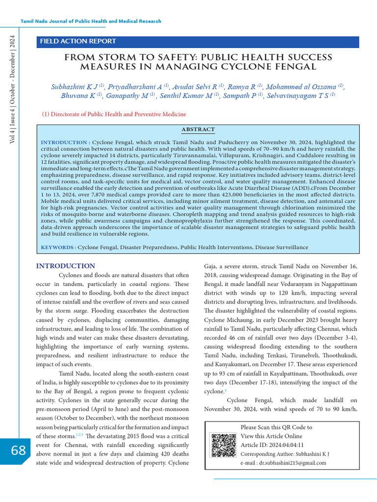 613 | PDF | Public Health | Emergency Management