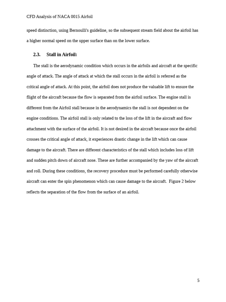CFD Airfoil Project - Docx p06 | PDF