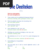 Afrikaans Lettergrepe en Lettergreepverdeling | PDF