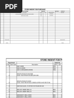 Store Indent Formats | PDF | Manufactured Goods | Mechanical Engineering