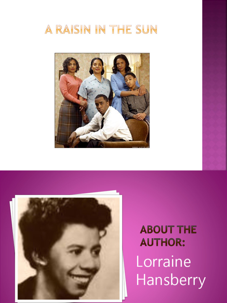 Raisin in The Sun Intro Powerpoint | PDF | The United States | Society ...