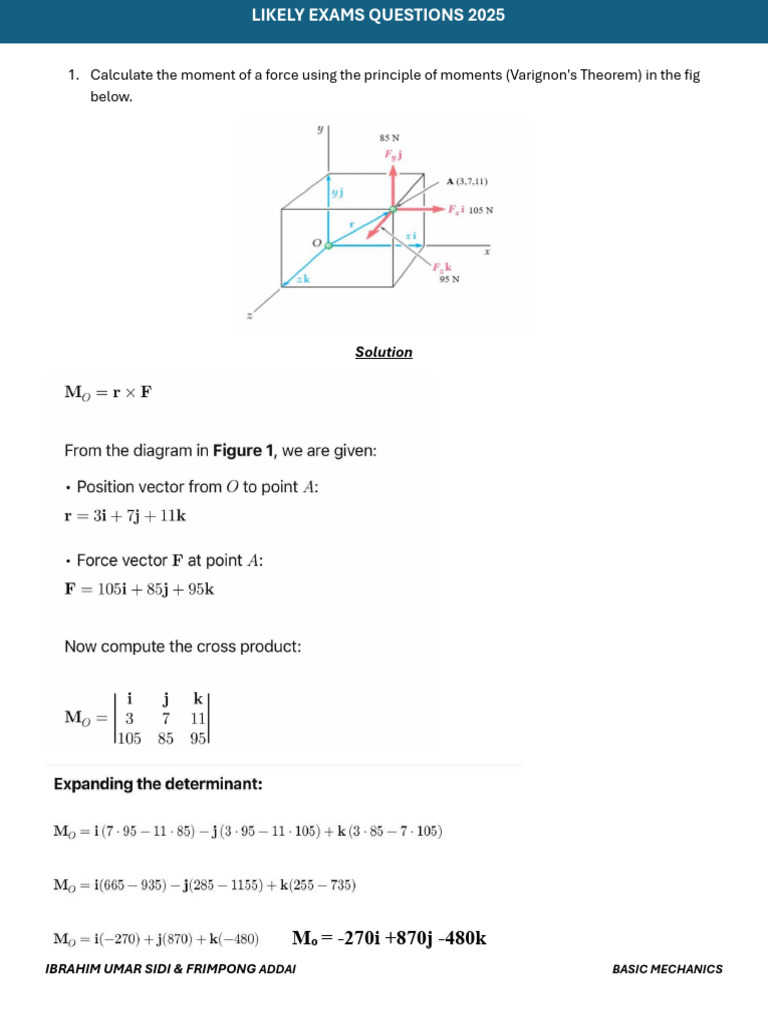 2025 Likely Exams Questions With Answers | PDF | Force | Classical Mechanics
