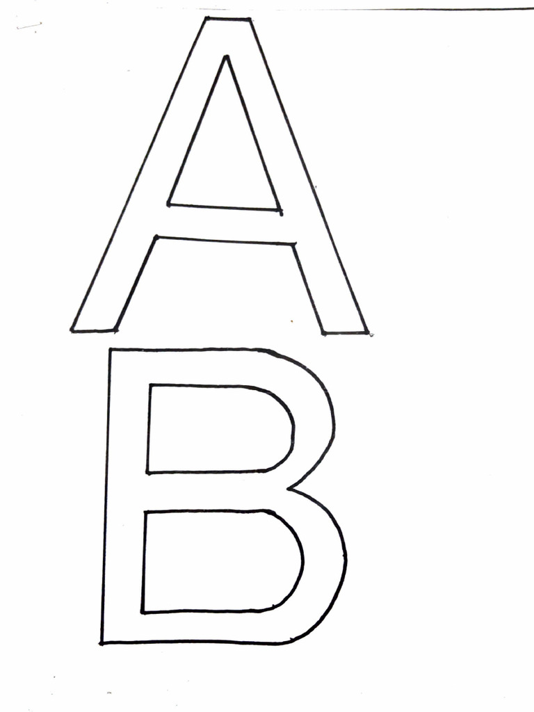 Alphabets and Numbers For Flash Card | PDF