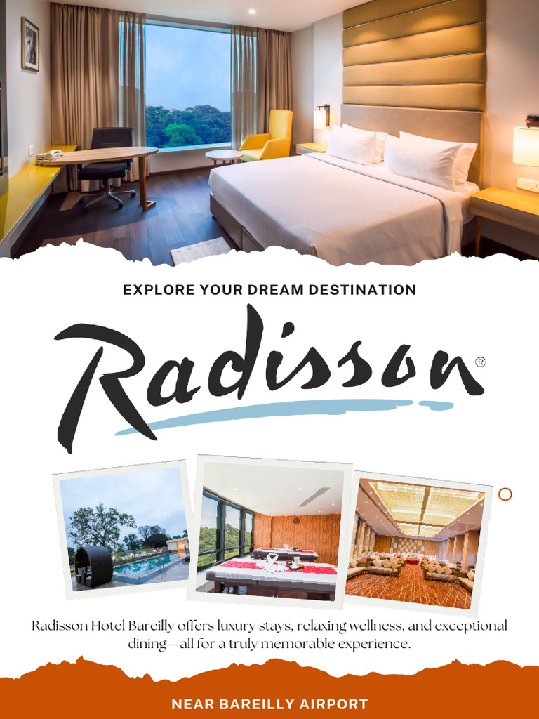 Redefining Comfort, Class, and Celebration - Radisson Bareilly | PDF