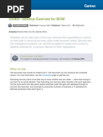 BCP Tabletop Exercise Guide | PDF | Facilitator | Business Process