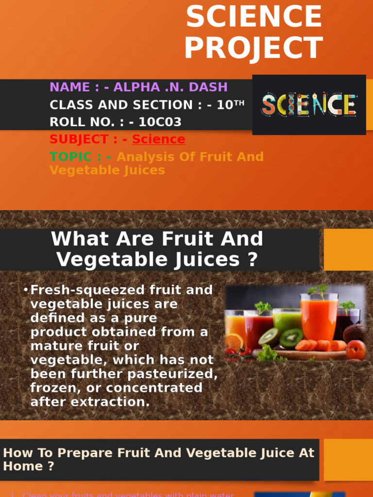 Science Project | PDF