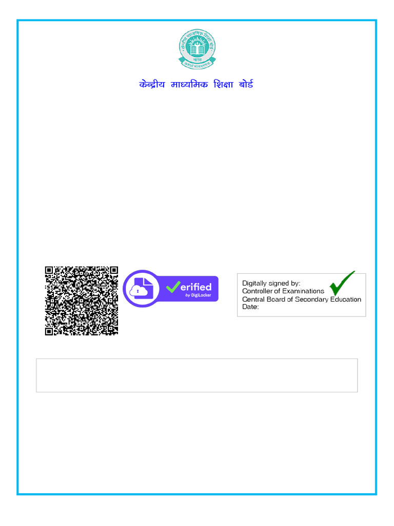 Class XII Migration Certificate | PDF