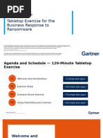 BCP Tabletop Exercise Guide | PDF | Facilitator | Business Process