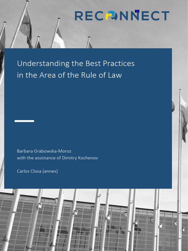 Best Practices for Rule of Law | PDF | Rule Of Law | European Union Law
