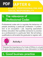 Ethics and Professionalism Grade 12 Notes | PDF | Taxes | Employment