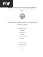 Effects of Cramming on High School Students | PDF | Memory | Learning