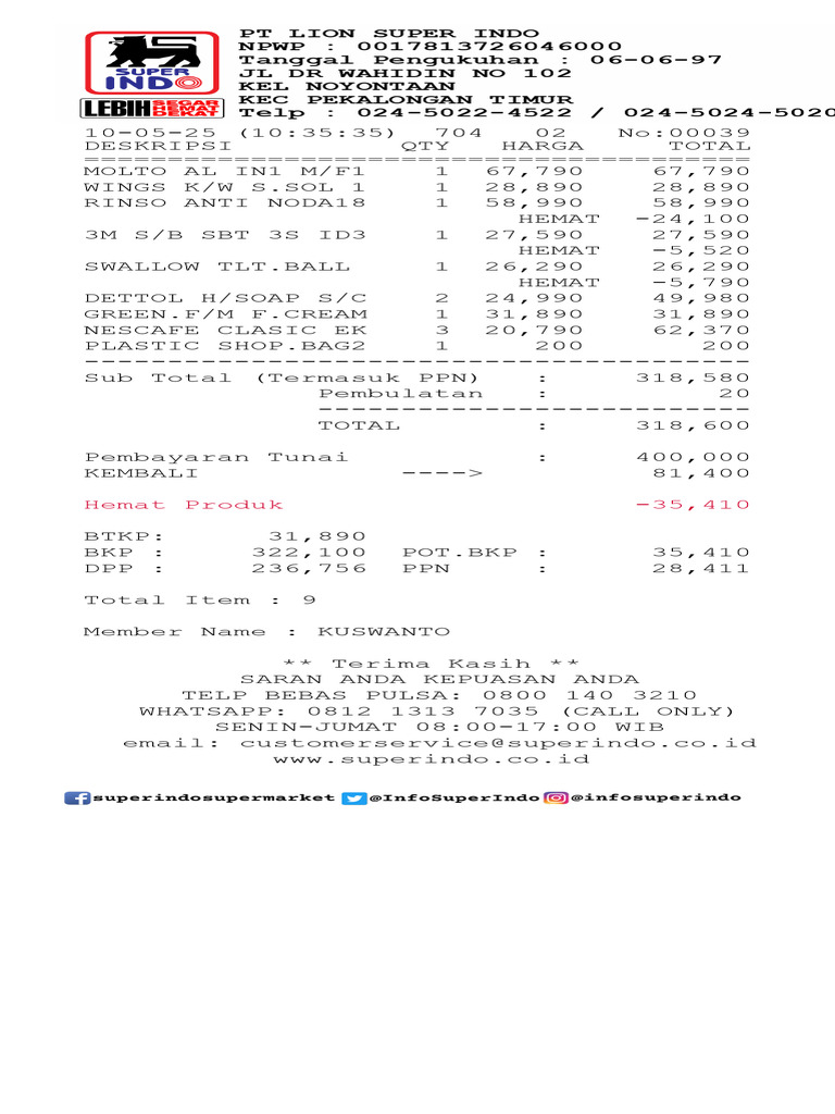 E-Receipt 250510103734 | PDF