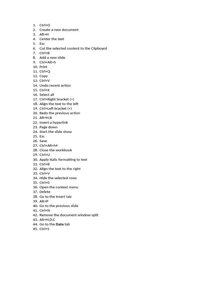 Essential Computer Shortcut Keys | PDF