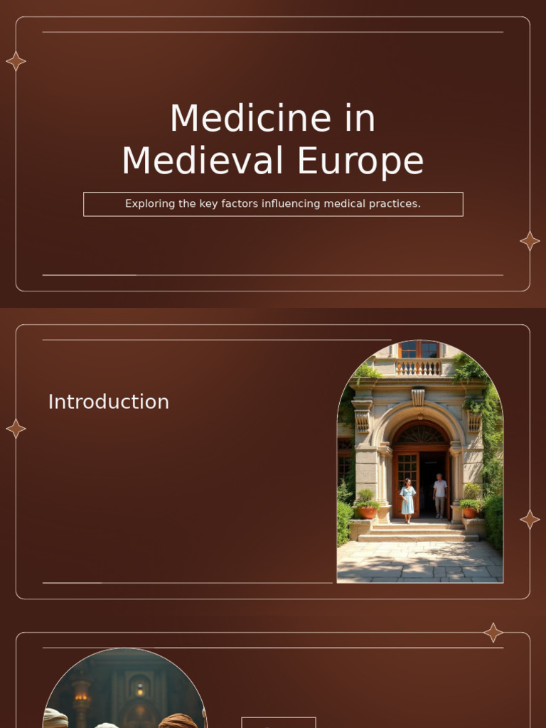 Medicine in Medieval Europe | PDF | Public Health | Medicine