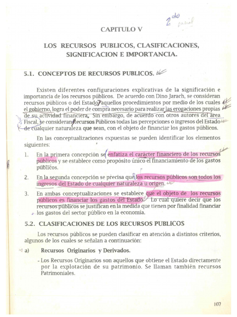 Concepto Recursos Publicos | PDF