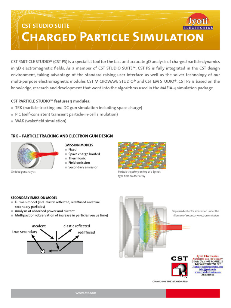 CST Charged Particle Simulation Low-Output | PDF | Viscosity | Electromagnetic Radiation