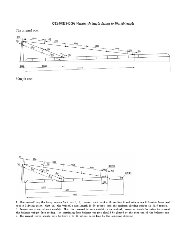 30m Jib Solution | PDF