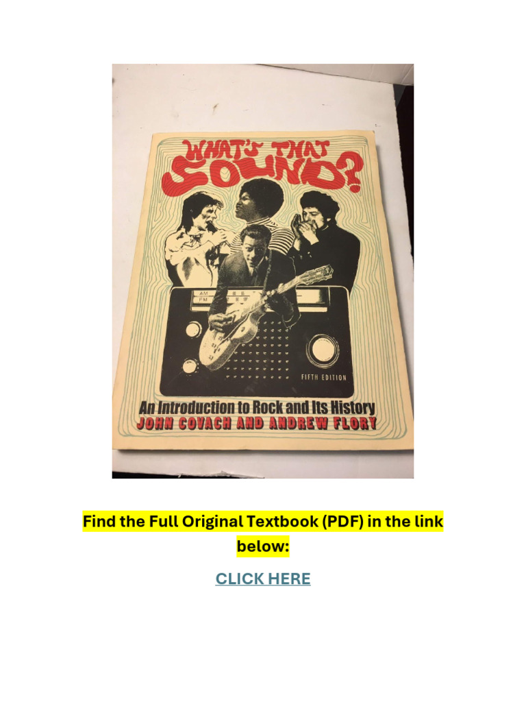 What's That Sound? Rock History Overview | PDF | Rock Music ...