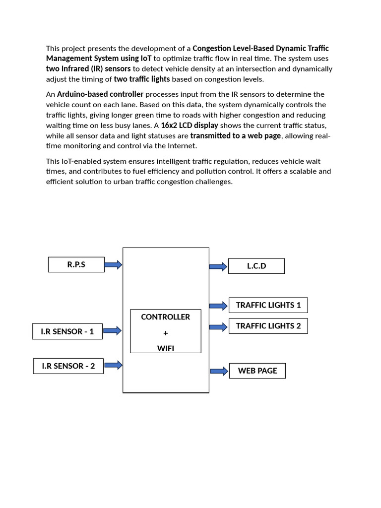 Development of Congestion Level Based Dynamic Traffic Management System ...