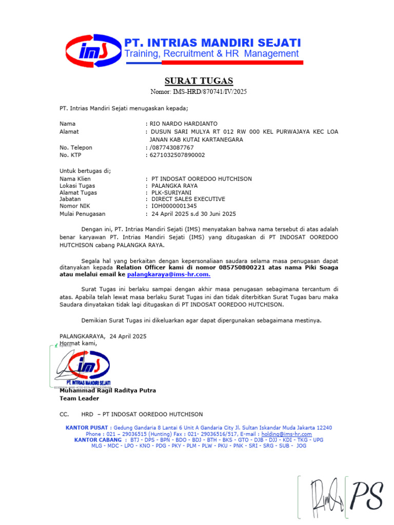 Rio Nardo Hardianto - Ioh0000001345 (Signed) | PDF