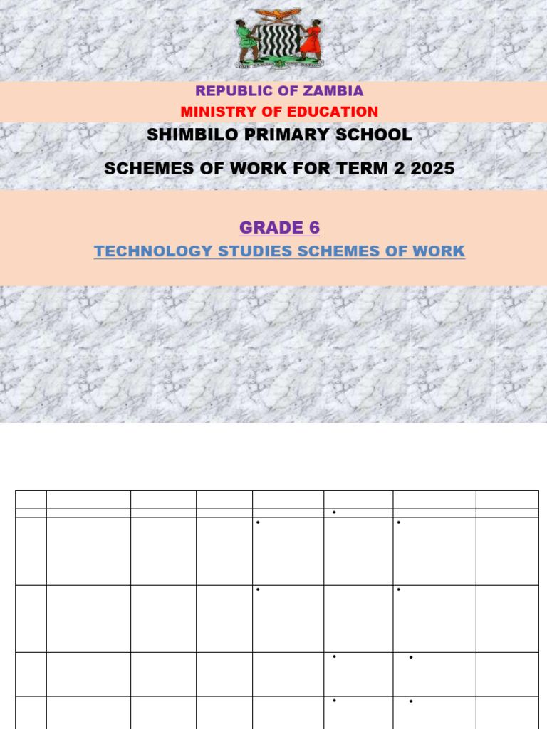 2025 Grade 6 Technology ST Schemes t2 | PDF | Calculator | Arithmetic