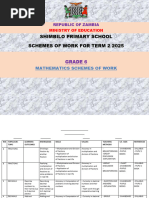 Grade 6 Mathematics Term 2 Scheme | PDF | Multiplication | Ratio