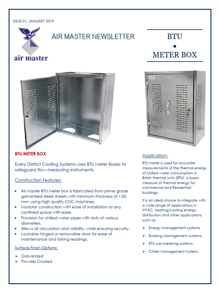 Airmaster BTU Meter Box | PDF