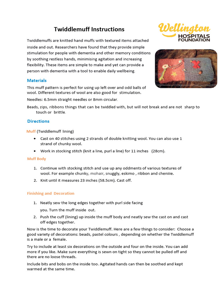 Twiddlemuff Crafting Guide | PDF