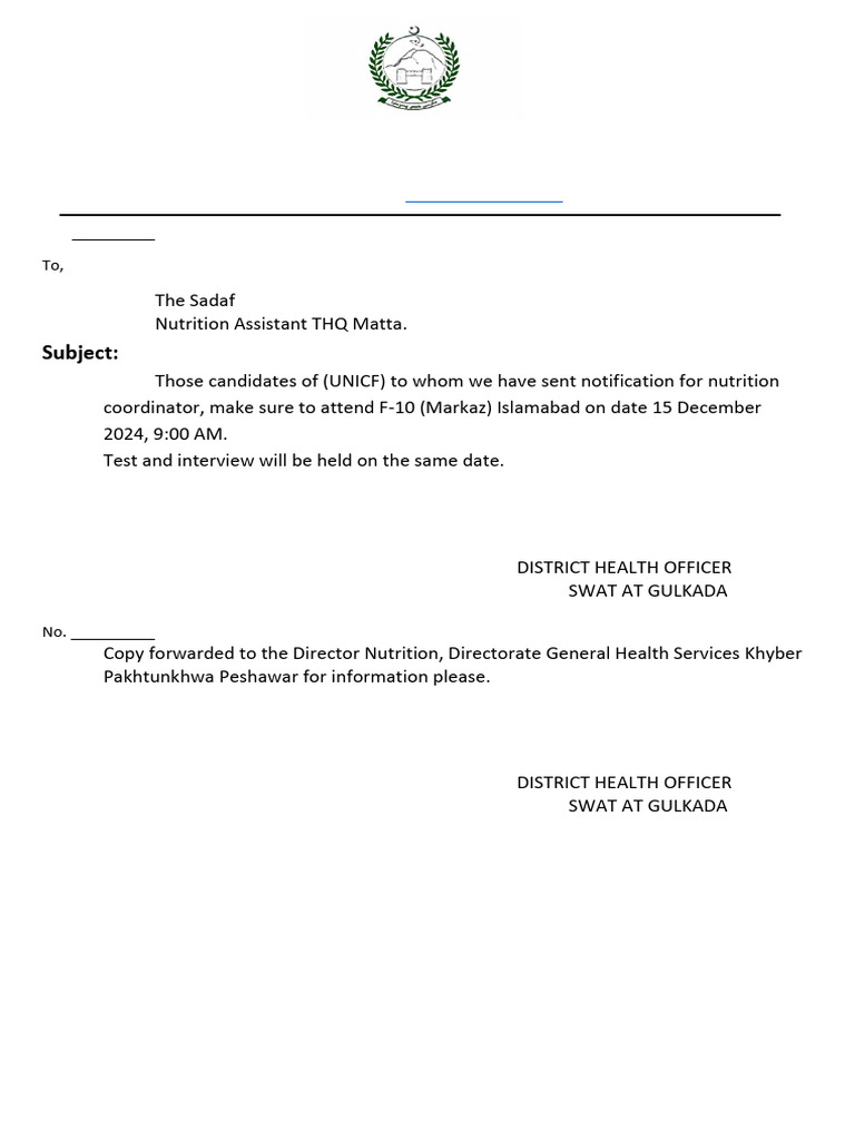 Notification 2 | PDF