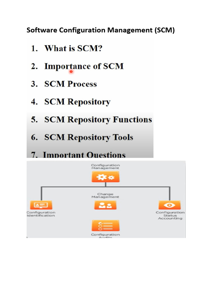 Software Configuration Management (SCM) | PDF