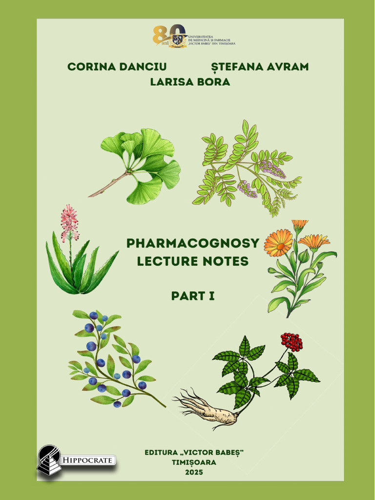 Pharmacognosy Lecture Notes Part i Editura 2025 | PDF | Carbohydrates ...