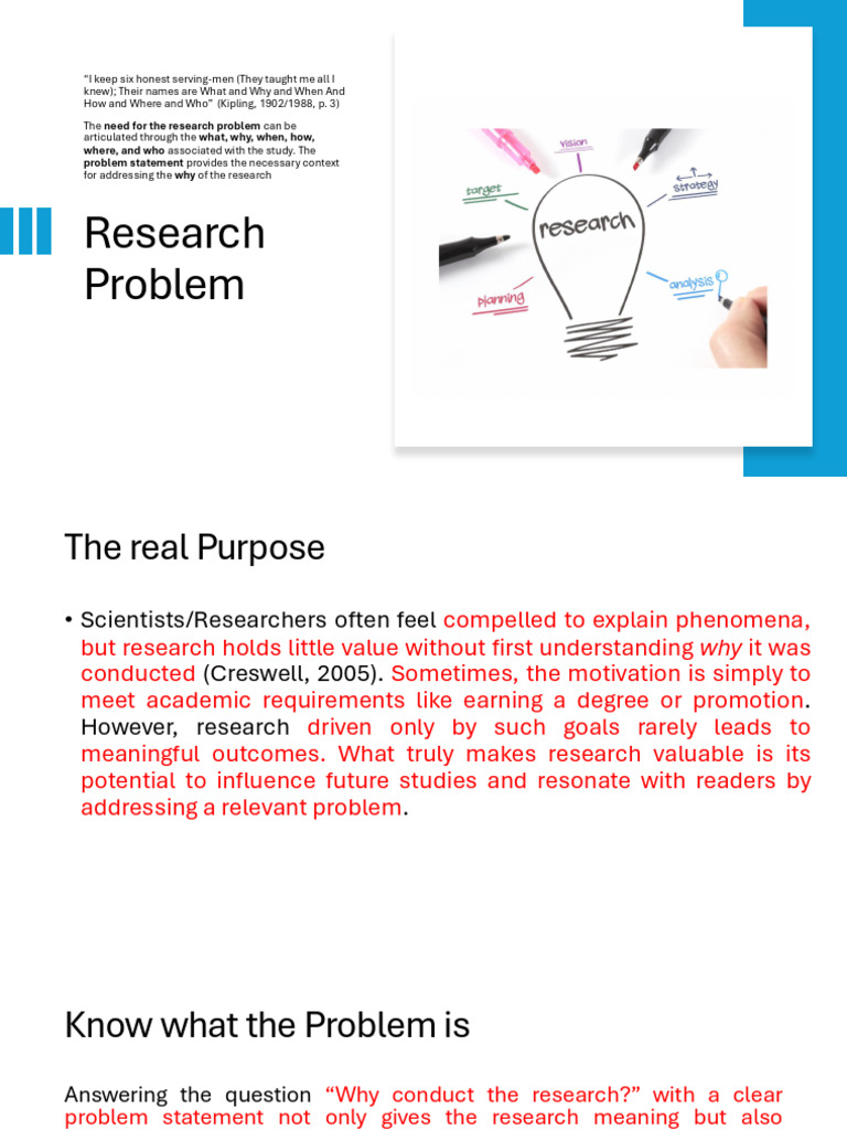 Research Problem and Proposal | PDF | Hypothesis | Methodology