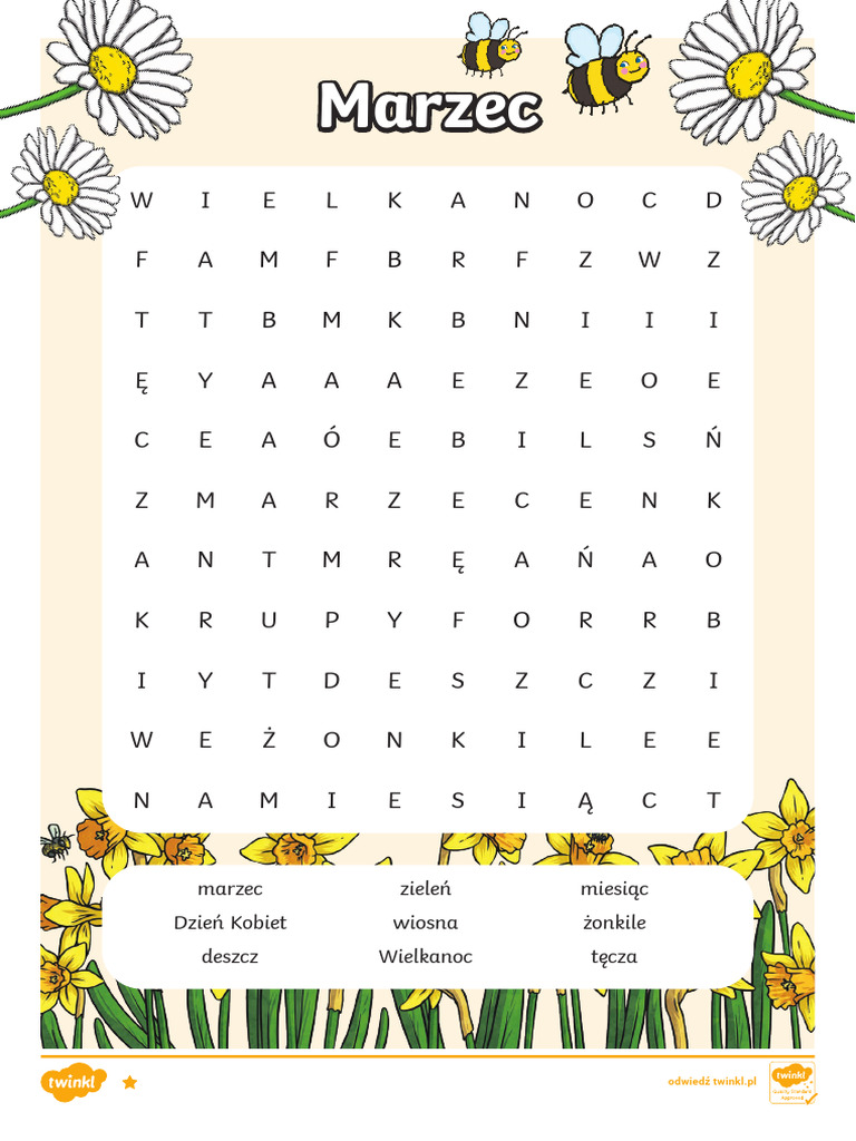 Po P 1702624019 Marzec Wykreslanka Ver 1 | PDF