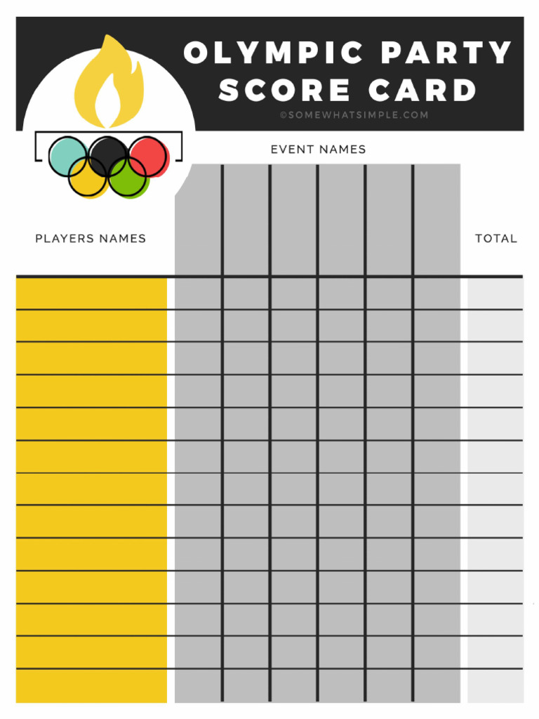 Score Card | PDF