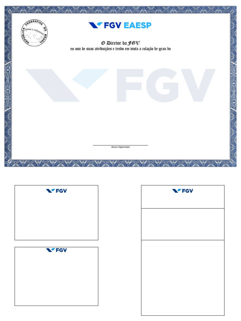 Modelo Fgv | PDF