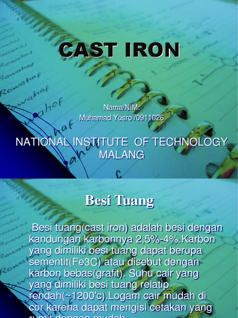 Sifat dan Proses Besi Tuang | PDF