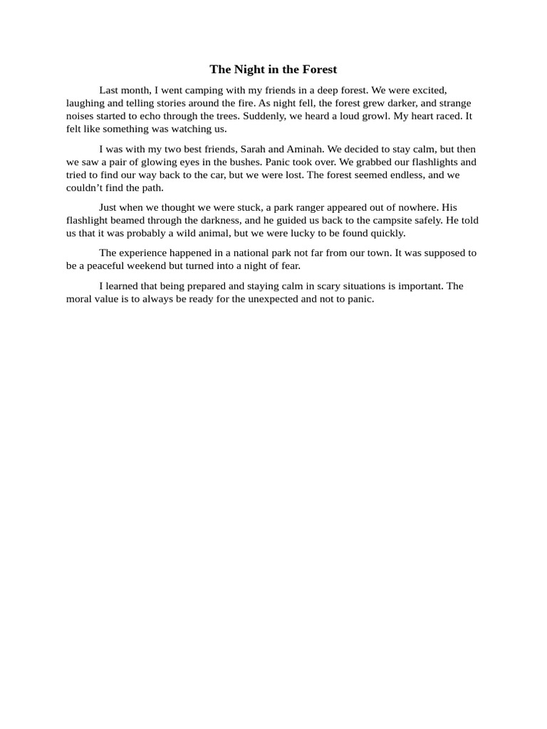 A Frightening Story | PDF