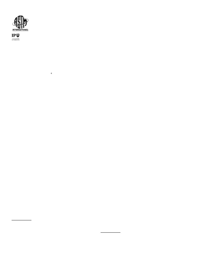 ASTM D611: Aniline Point Methods | PDF | Thermometer | Incandescent ...