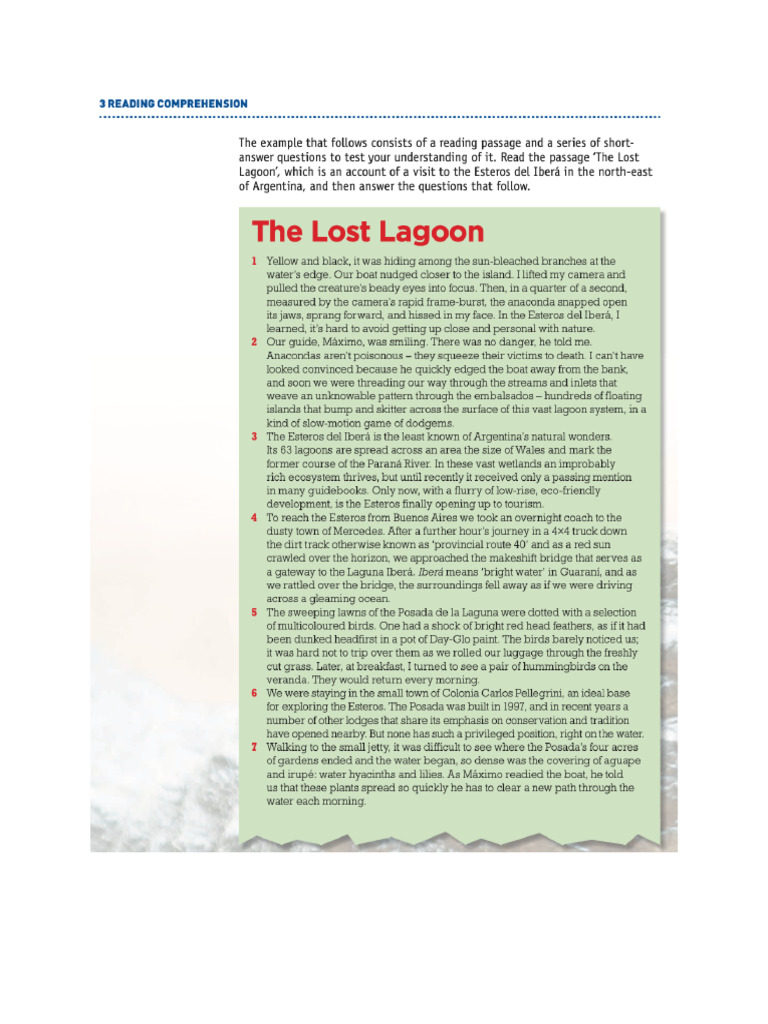 The Lost Lagoon | PDF