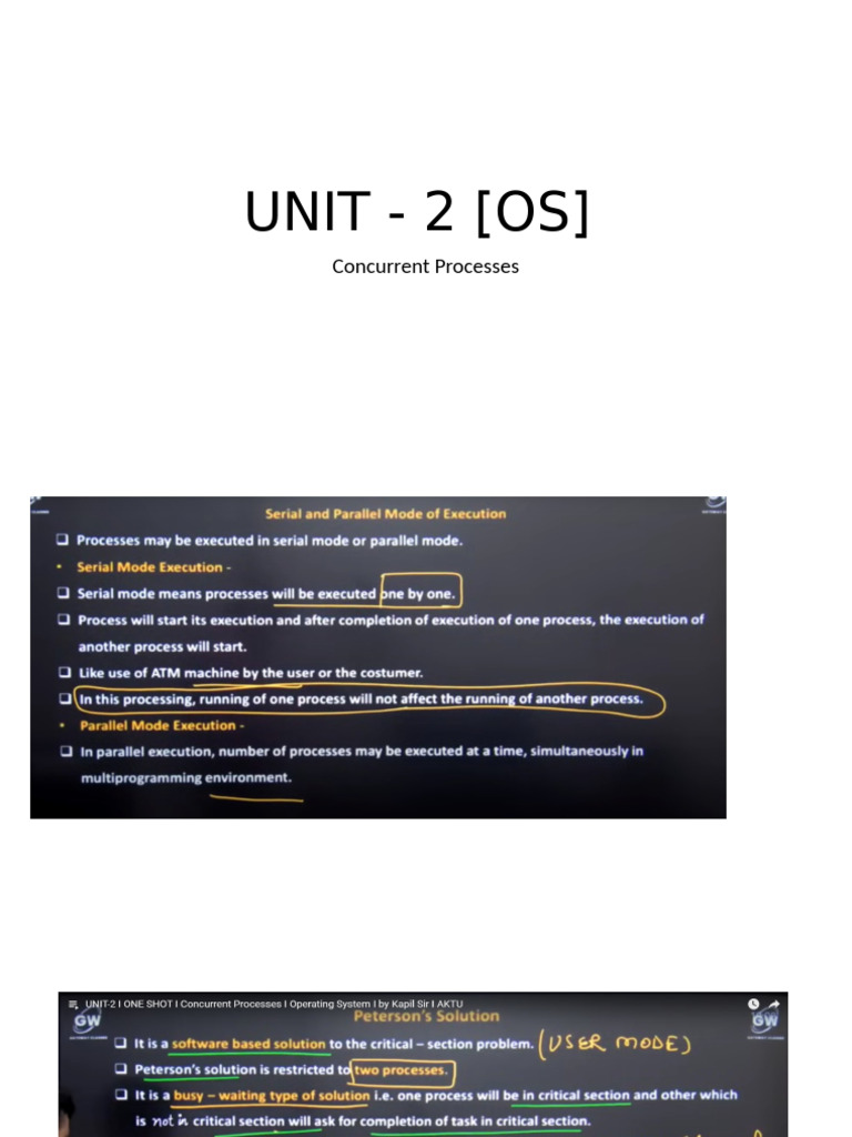 UNIT 2 Os | PDF