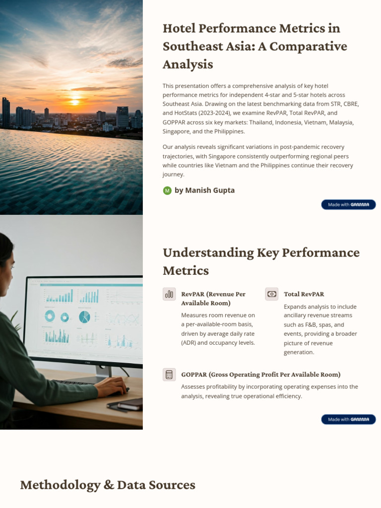 Southeast Asia Hotel Performance Metrics | PDF | Performance Indicator ...