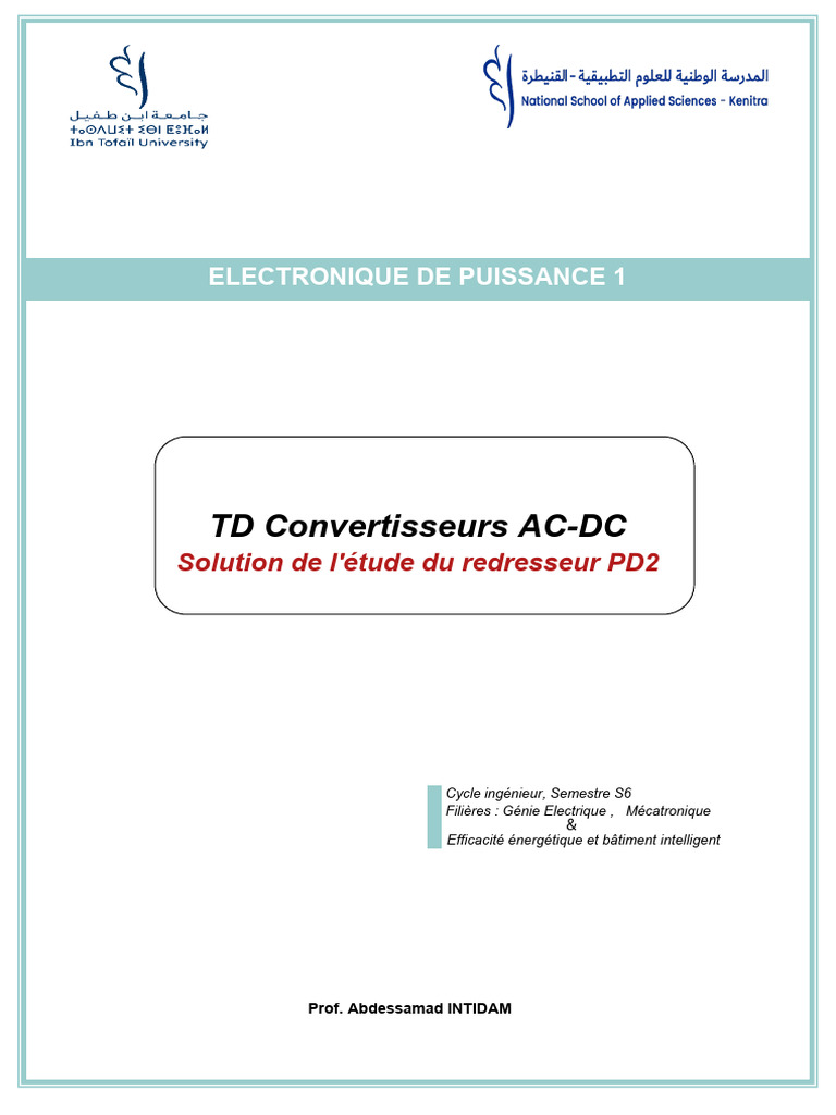TD Ep Ac-Dc 2025 Pd2 Solution | PDF