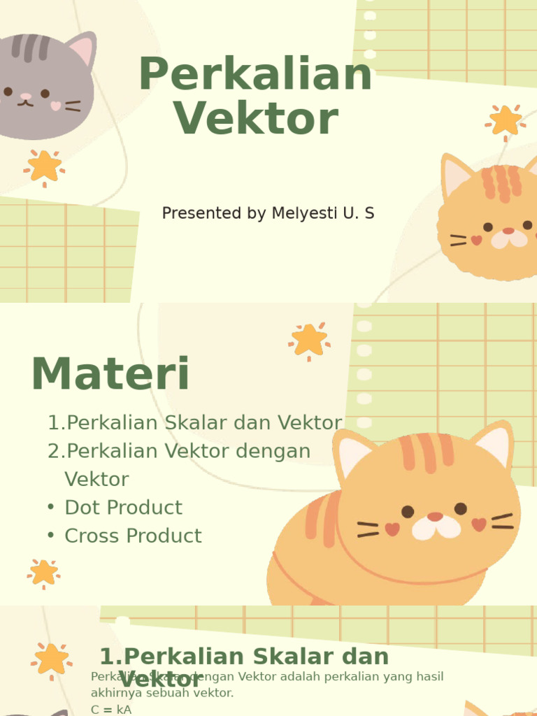 Perkalian Vektor | PDF