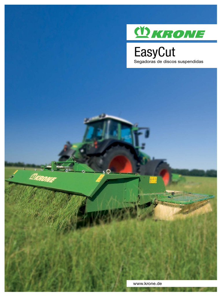 Segadora Krone EasyCut R 400 Folleto | PDF | Tornillo | Engranaje