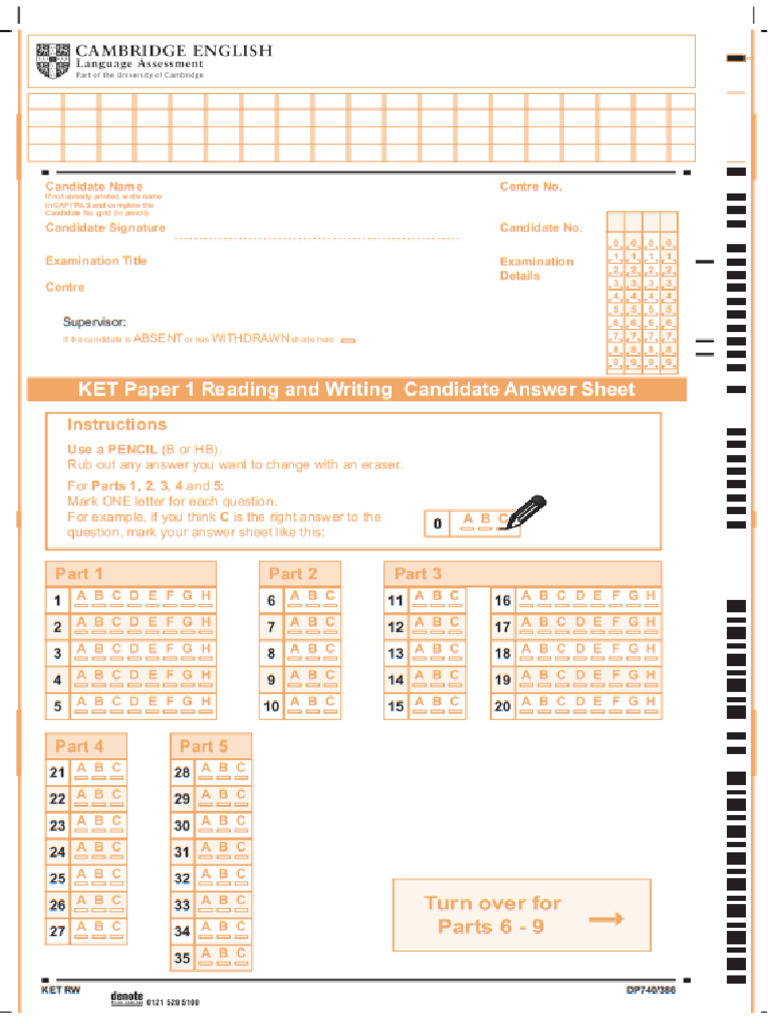 reading and writing KET | PDF