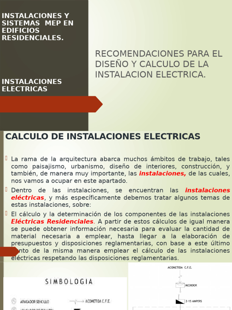Recomend P Inst Elect Mep Resid | PDF | Vatio